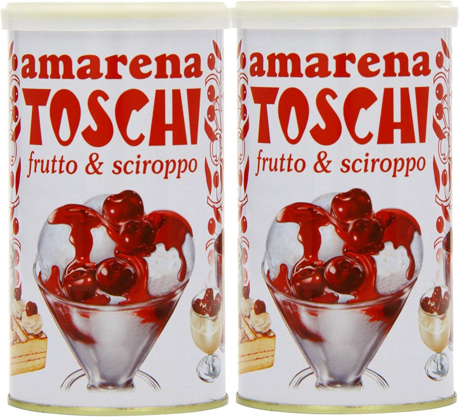 Toschi Amarena Cherries Tin 400 g (Pack of 2): Amazon.es: Electrónica