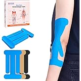 Amazon.com: IEADEN Precut Kinesiology Tape for Shoulder, 10 Pcs - Shoulder Support & Stability ...