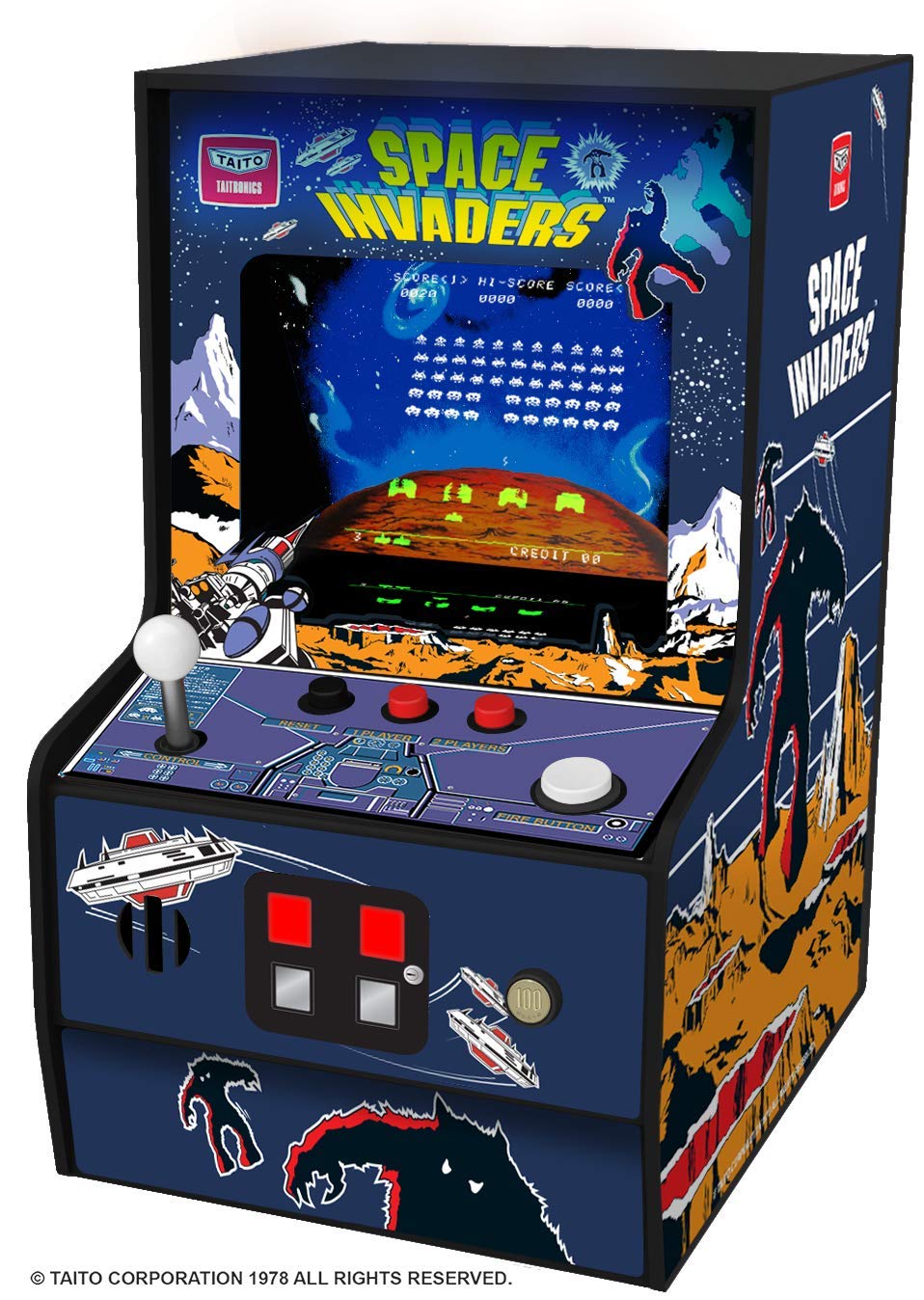 Mua Space Invaders Micro: Mini Arcade Machine 6.75 Inch Collectible ...