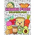 Kawaii Food Coloring Book: 40 Coloring Pages of Smiling Foods Including ...