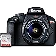 Amazon.com : Canon EOS Rebel T100 DSLR Camera with EF-S 18-55mm f/3.5-5.6 III Lens, 18MP APS-C ...
