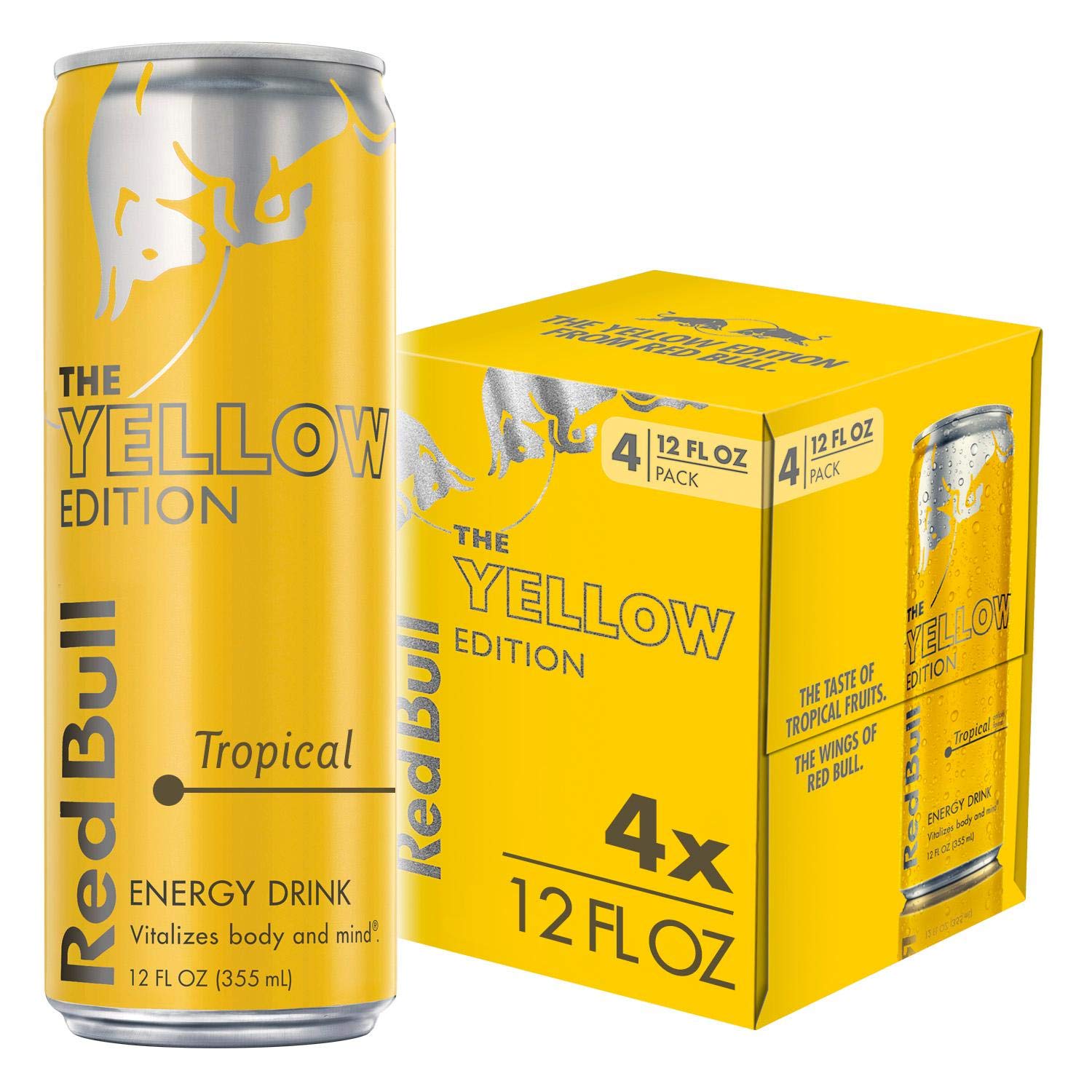 Mua Energy Drink, The Yellow Edition, 12 Fl oz (4 Pack) trên Amazon Mỹ ...