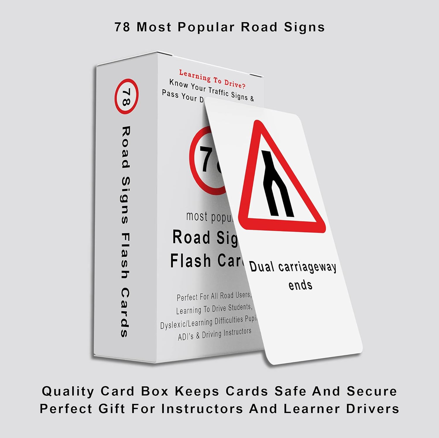 78 Road Signs Flash Cards – Know Your Road Signs and Pass Your UK ...