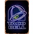 Amazon.com: YFSIGN Taco Bell - Retro Metal Tin Sign Vintage Plaque ...