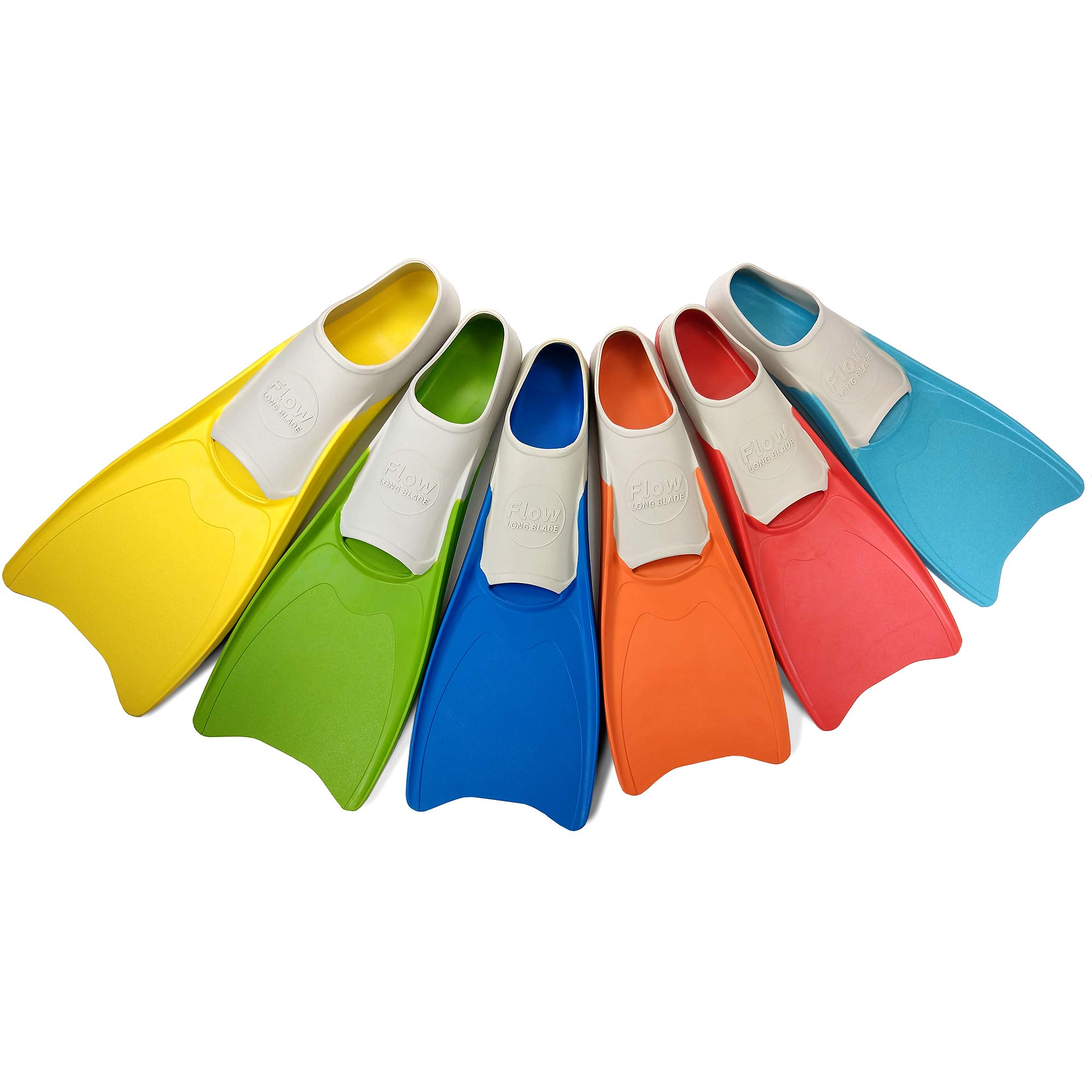 Mua Flow Premium Rubber Long Fins for Swim and Lap Training - Youth ...