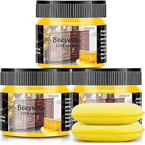 Amazon.com: CARGEN 3 PCS Wood Seasoning Beewax Natural Beewax ...