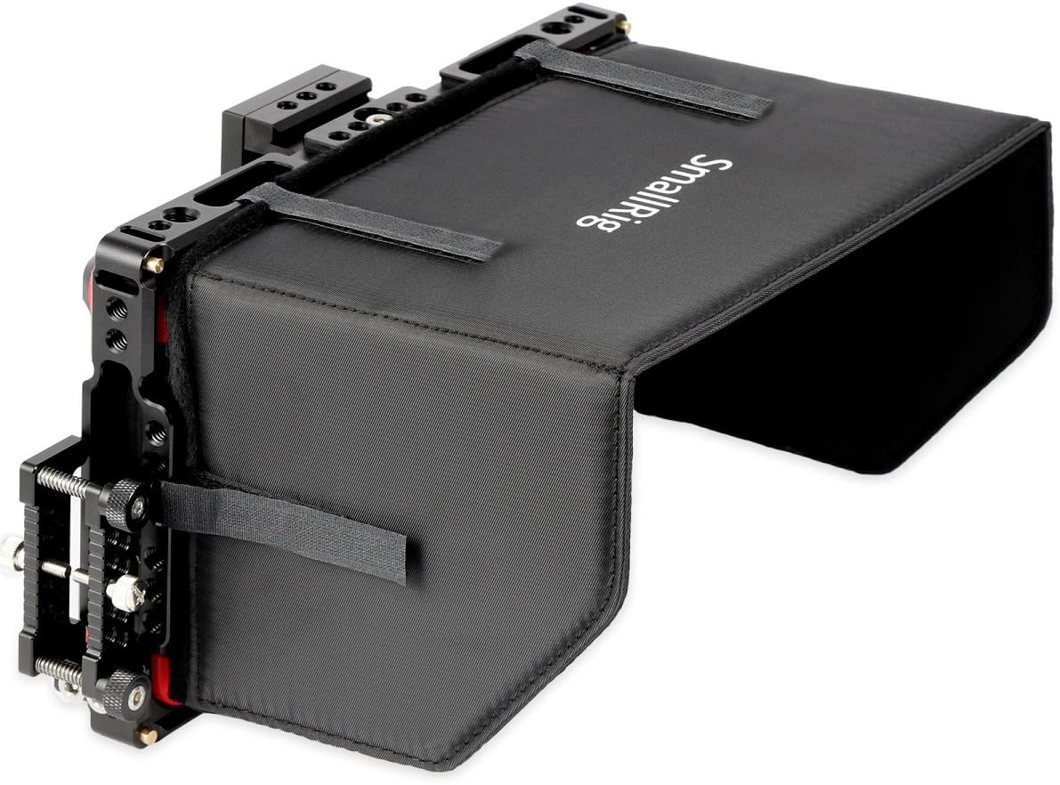 SMALLRIG Monitor Cage con Sun Hood para Atomos Ninja Flame, Shogun ...