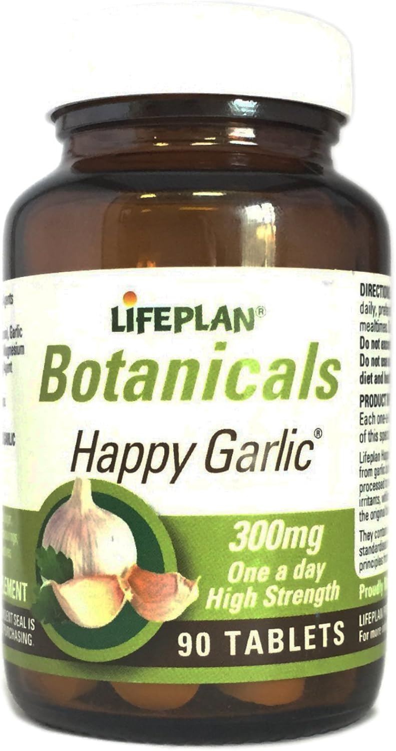Lifeplan Happy Garlic 300mg 90 Tablets: Amazon.co.uk: Health & Personal ...