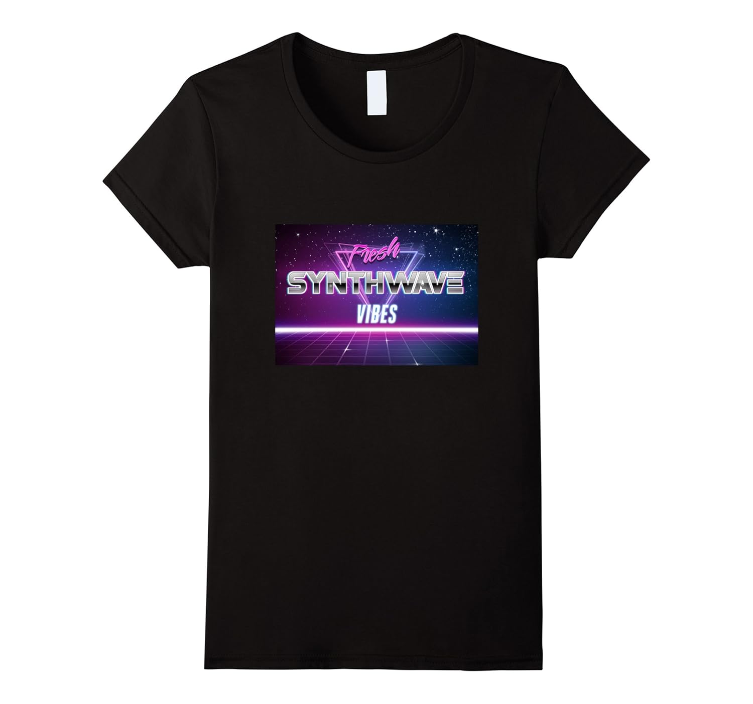 Synthwave Shirt – Fresh Synthwave Vibes 80s Aesthetic Tee-4LVS – 4loveshirt