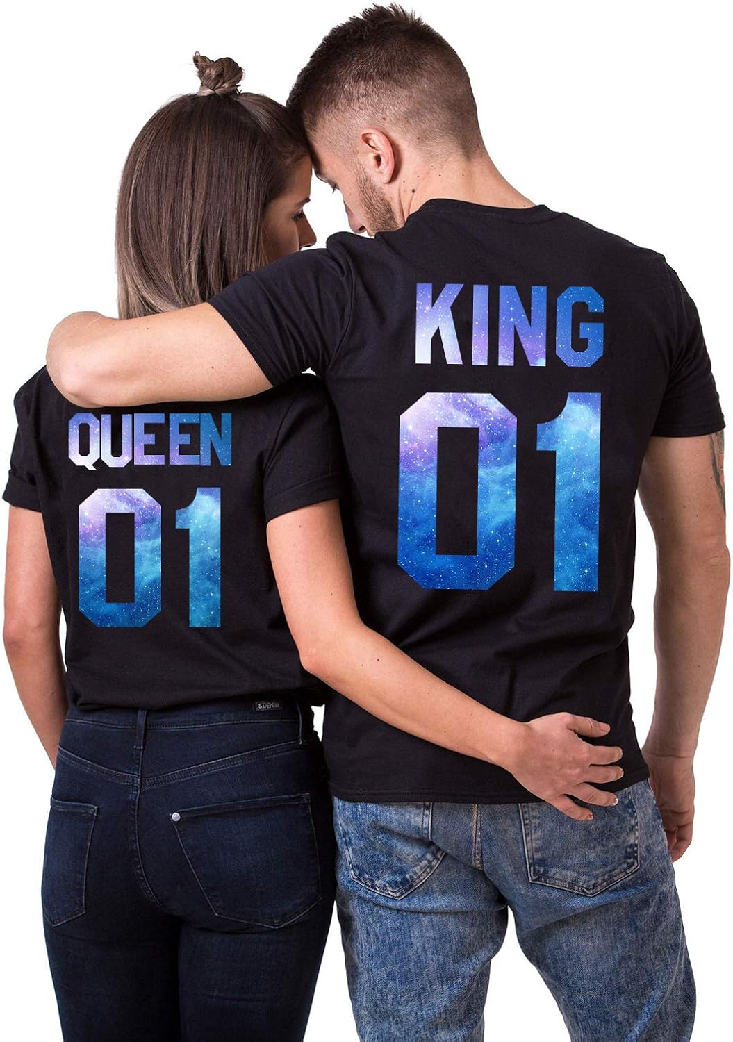 Daisy for U King Queen Couples Shirts Set for Couple Partner Look T ...