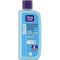 Amazon.com: Clean & Clear Deep Cleansing Lotion - Sensitive (200ml ...