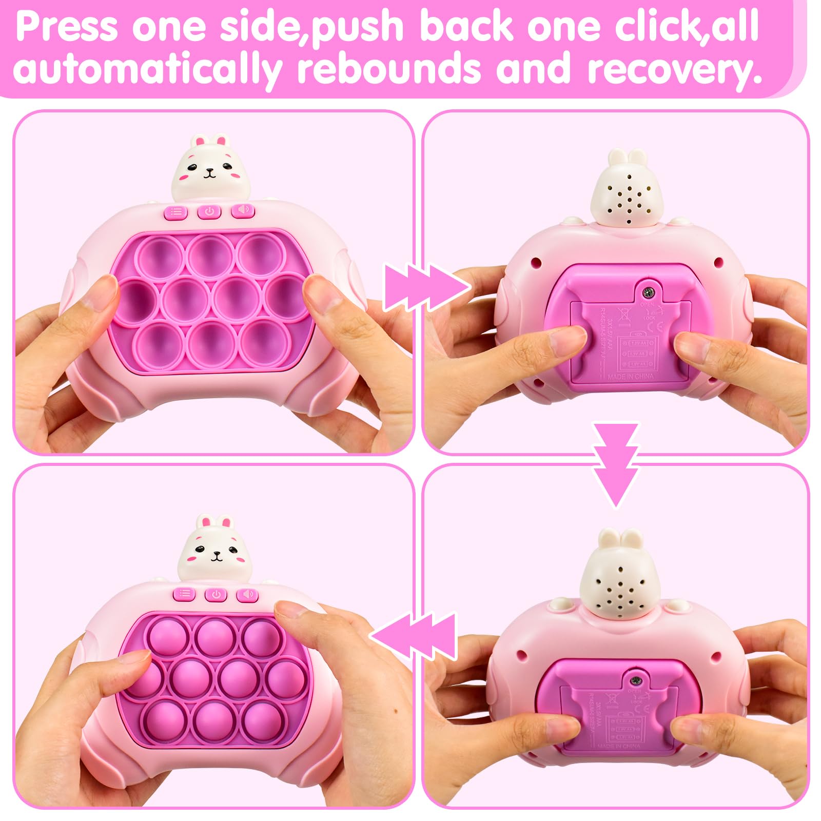 Mua Light Up Pop It Game Quick Push Game, Stress Relief Whack A Mole ...