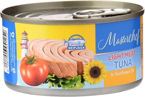 Masterchef Light Meat Tuna, 185 G price in Saudi Arabia | Amazon Saudi ...