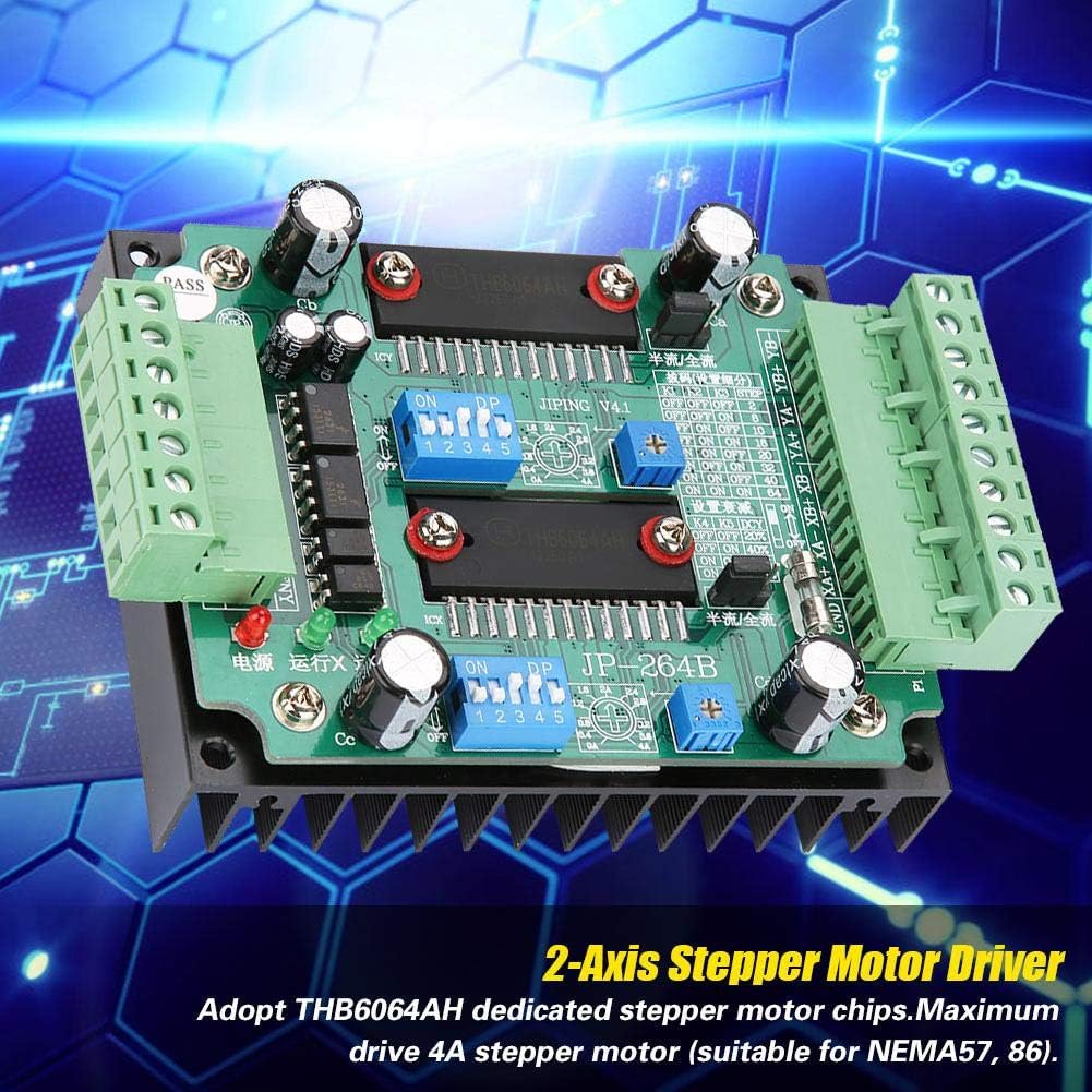 Stepper Motor Driver, THB6064AH JP-264B 2-Axis 64 Microstep MACH3 ...