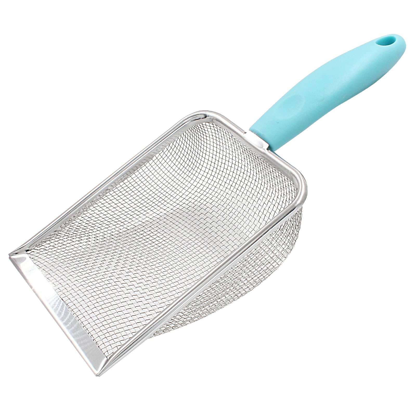 Hordion Cat ter Scoop Stainless Steel Mesh Scooper, Non-Stick Coated ...