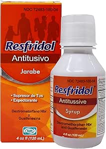Resfridol jarabe antitusivo 4 oz : Amazon.es: Salud y cuidado personal