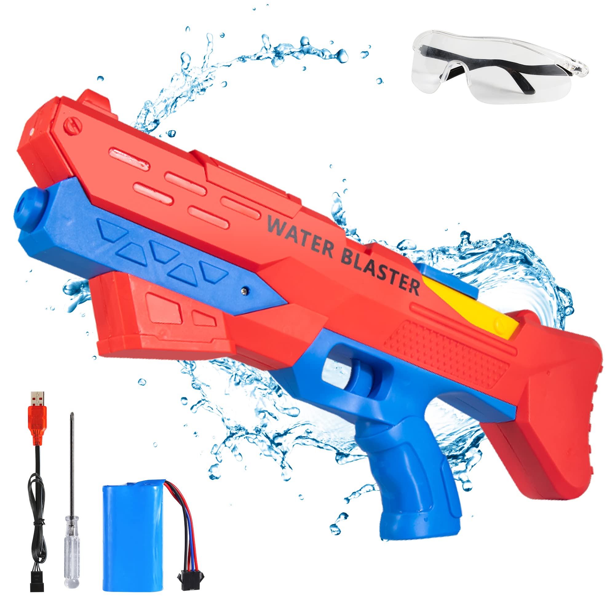 Electric Water Gun, Squirt Guns up to 32 FT Long Range, Automatic ...