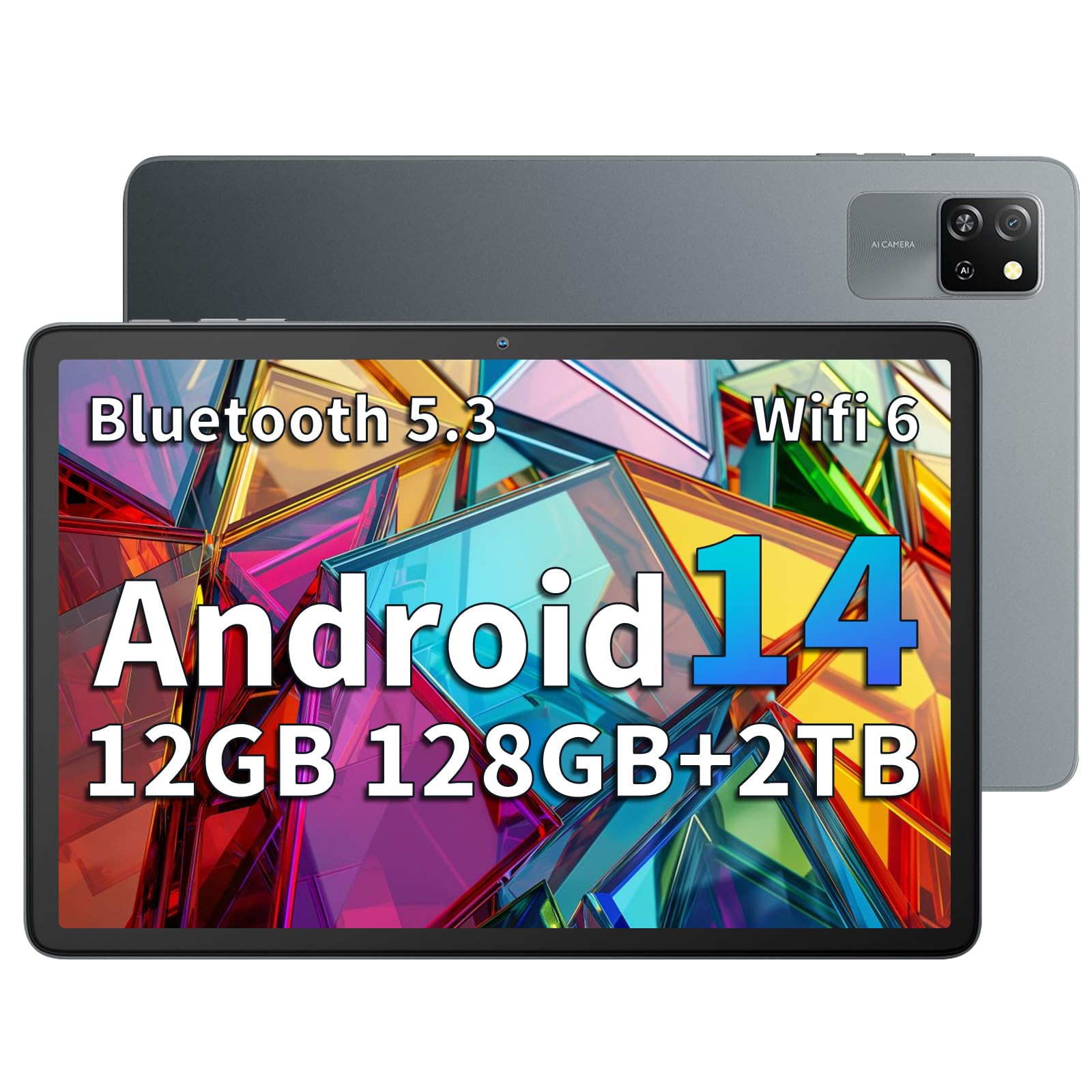 Mua Tab 60 WiFi 2024 Android 14 Tablet, 12(4+8) GB+128GB 2TB Expand, Wi-Fi 6 Model, 10 inch ...