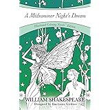 Amazon.com: A Midsummer Night's Dream Stained Glass Coloring Book ...