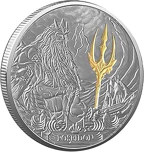 Amazon.com: Ancient Greek The God of Sea Poseidon with Holy Trident ...
