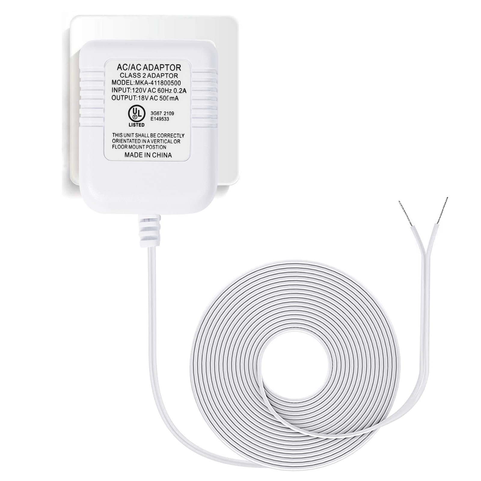 Mua AC 18V 500mA Doorbell Transformer, Ring Power Adapter Wired Door ...