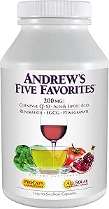 Amazon.com: Andrew Lessman Andrew's Five Favorites 60 Capsules ...