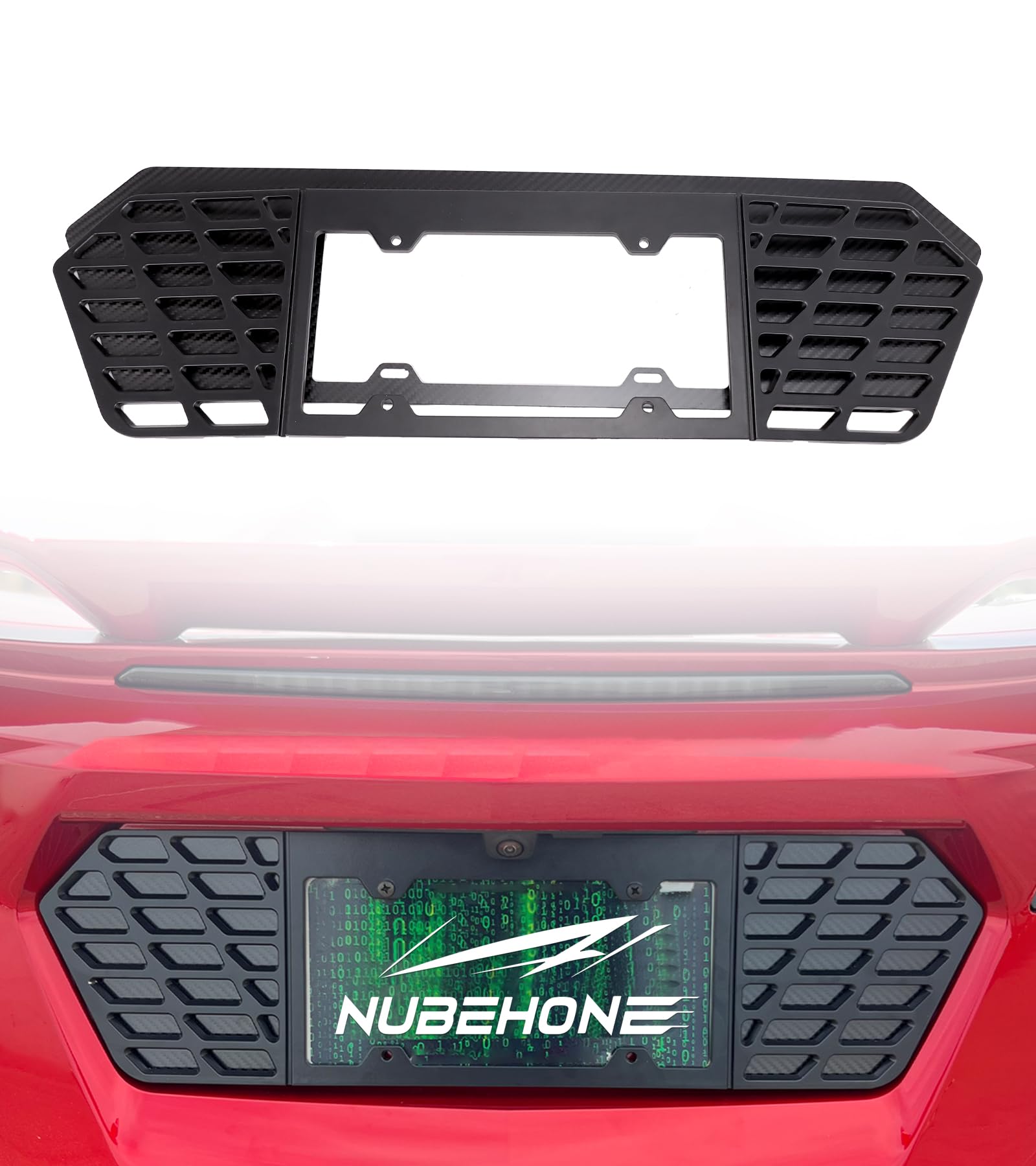 Upgraded C8 License Plate Frame Fit for Corvette C8 2020 2021 2022 2023 ...