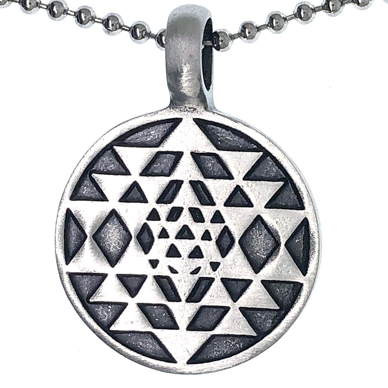 Tibetan Jewelry Shri Sri Yantra Navayoni Chakra Indian Hindu Hinduism ...