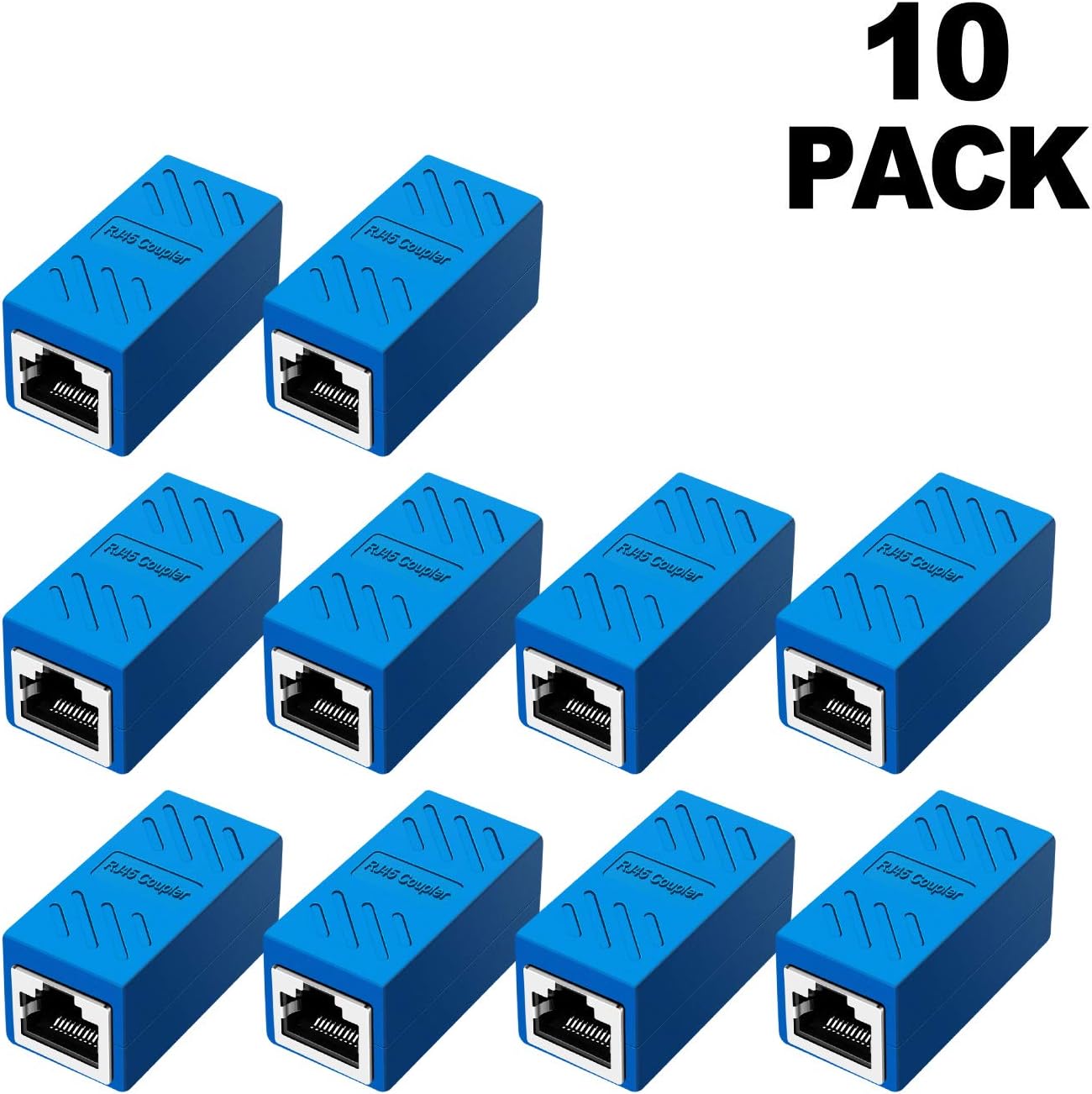 Amazon.com: Network Coupler, Ethernet Cable Extender Female to Female ...