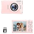 Amazon.com : Digital Camera Pink, 4K Vlogging Camera, Vintage Camera ...