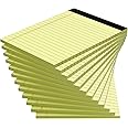 Amazon.com : Yellow Note Pads, 12 Pack Legal Pads 4x6 Inch, Notepad of ...