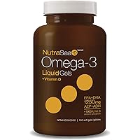 Nature's Way NutraSea Omega 3 Softgels – 1250 mg EPA + DHA ...