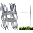 Amazon.com : Sturdy Metal Wire Step Stake Frame for Yard Signs - 10 x ...