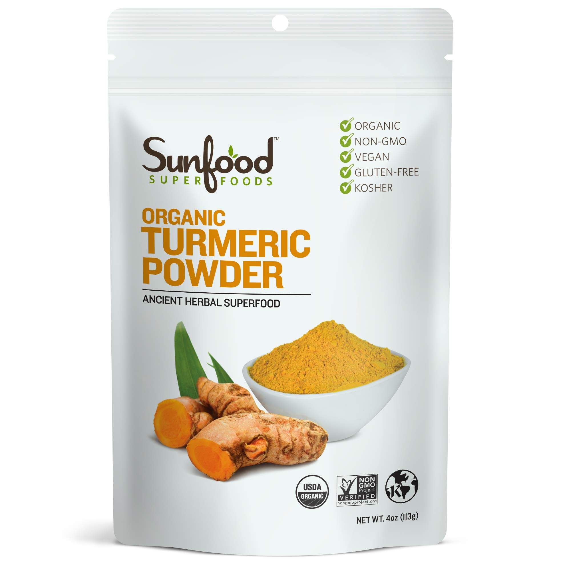 Mua Sunfood Superfoods Organic Turmeric Root Powder - 100% Pure ...