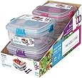 Amazon.com: Sistema To Go Collection Salad to Go Food Storage Container ...