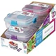 Amazon.com: Sistema To Go Collection Salad to Go Food Storage Container ...