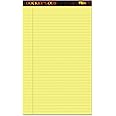 Amazon.com : TOPS Docket Gold Writing Pads, 8-1/2" x 14", Legal Rule ...
