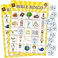 Amazon.com: Fancy Land Bible Bingo Game for Vacation Bible School 24 ...