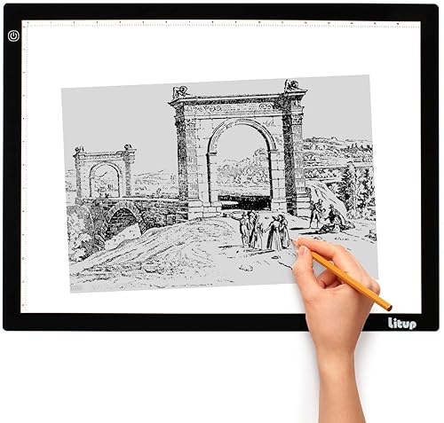 Litup® A3 Light Box L18.86×W14.21 Inch Light Pad Light Table Drawing ...