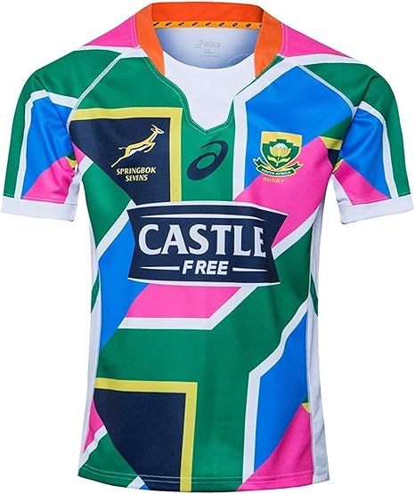 2020 Südafrika Springbok 7s Rugby-Trikots, Weltcup-Baumwoll-Jersey ...