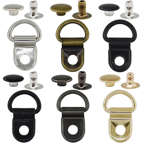 Work ONLYKXY 50 Pieces Shoe Boot Lace Hooks - D Ring Buckles With ...