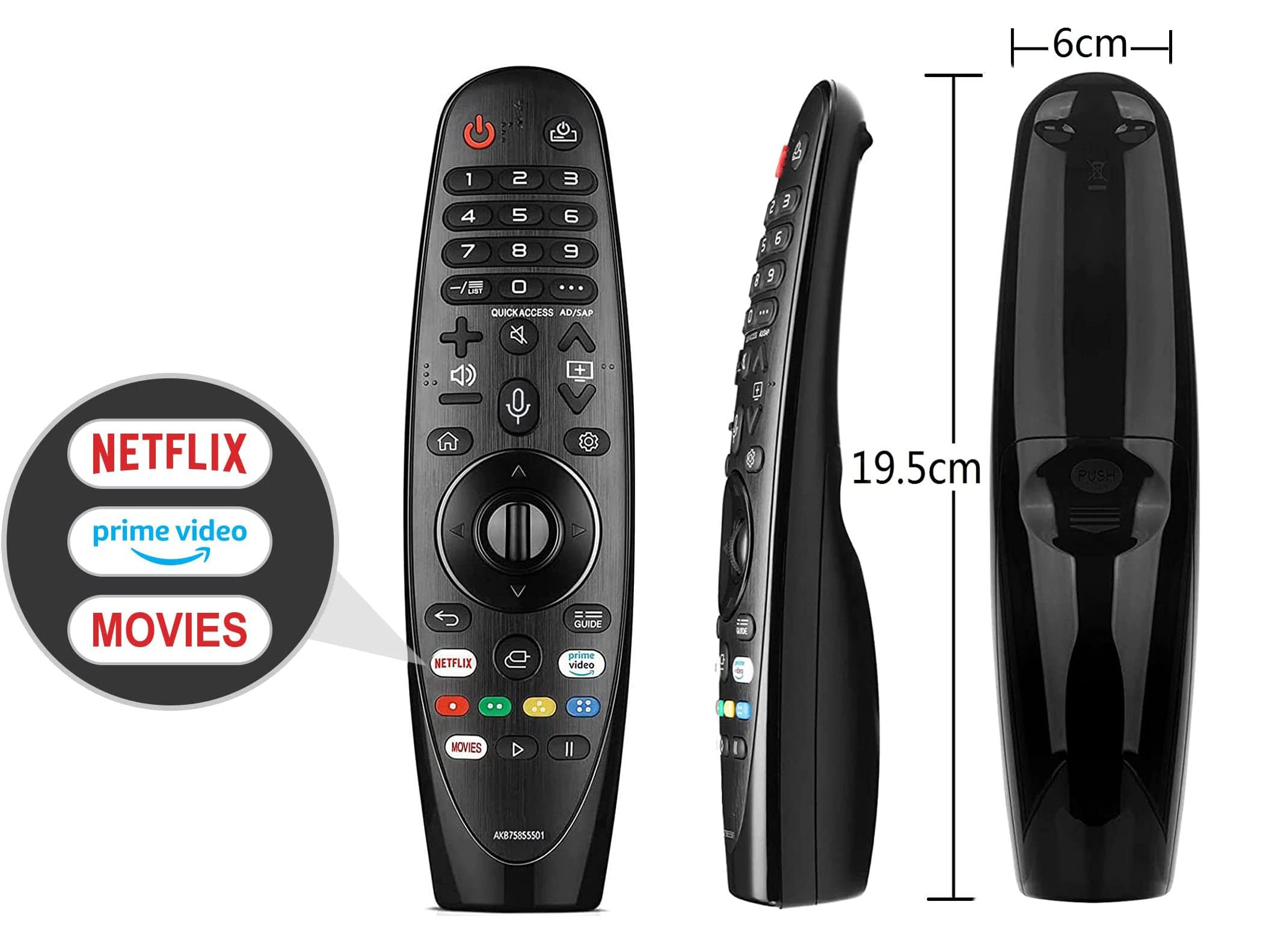 Mua Universal Replacement Remote Control for LG TV AKB75855501 Remote ...