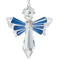 Amazon.com: SOLID OAK September/Sapphire Birthstone Angel Crystal ...