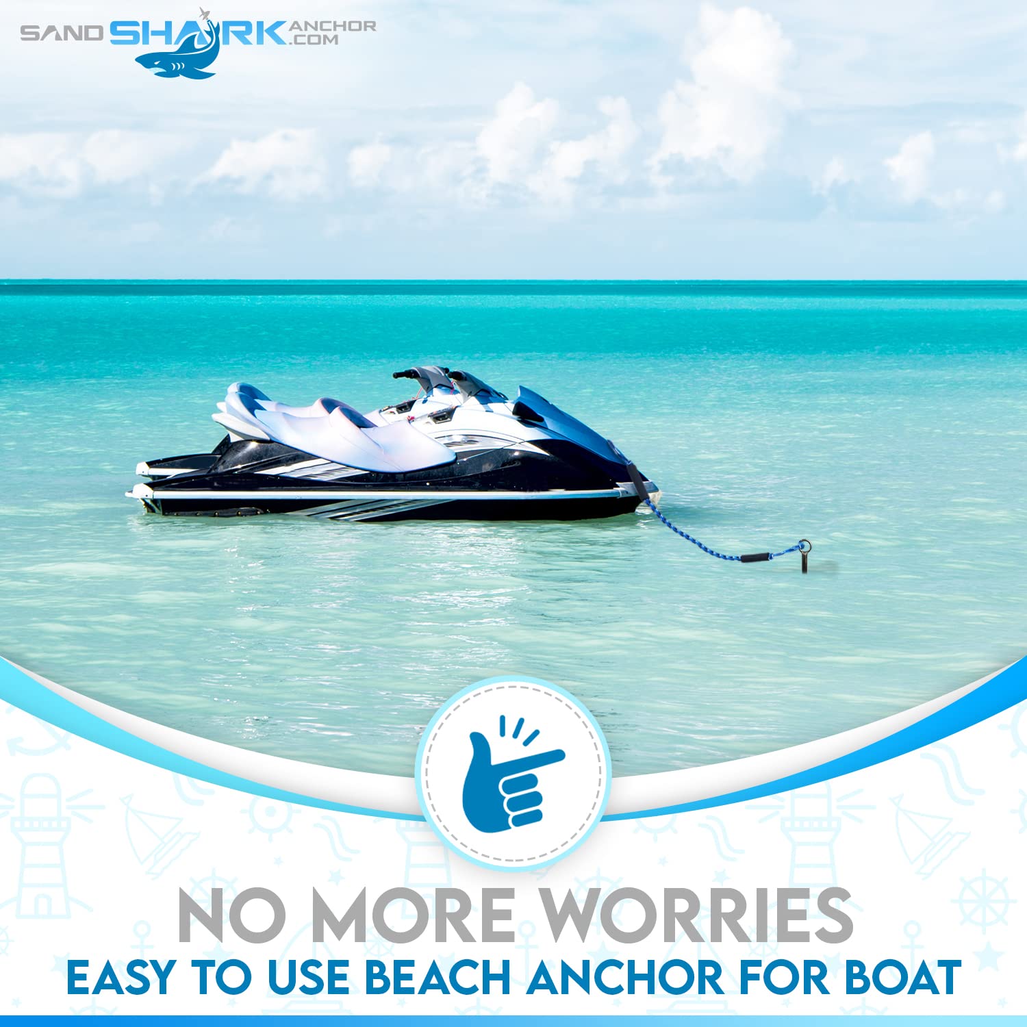 Mua SandShark Lite Series Boat Anchor - Shallow Water Anchor Pole - Jet ...