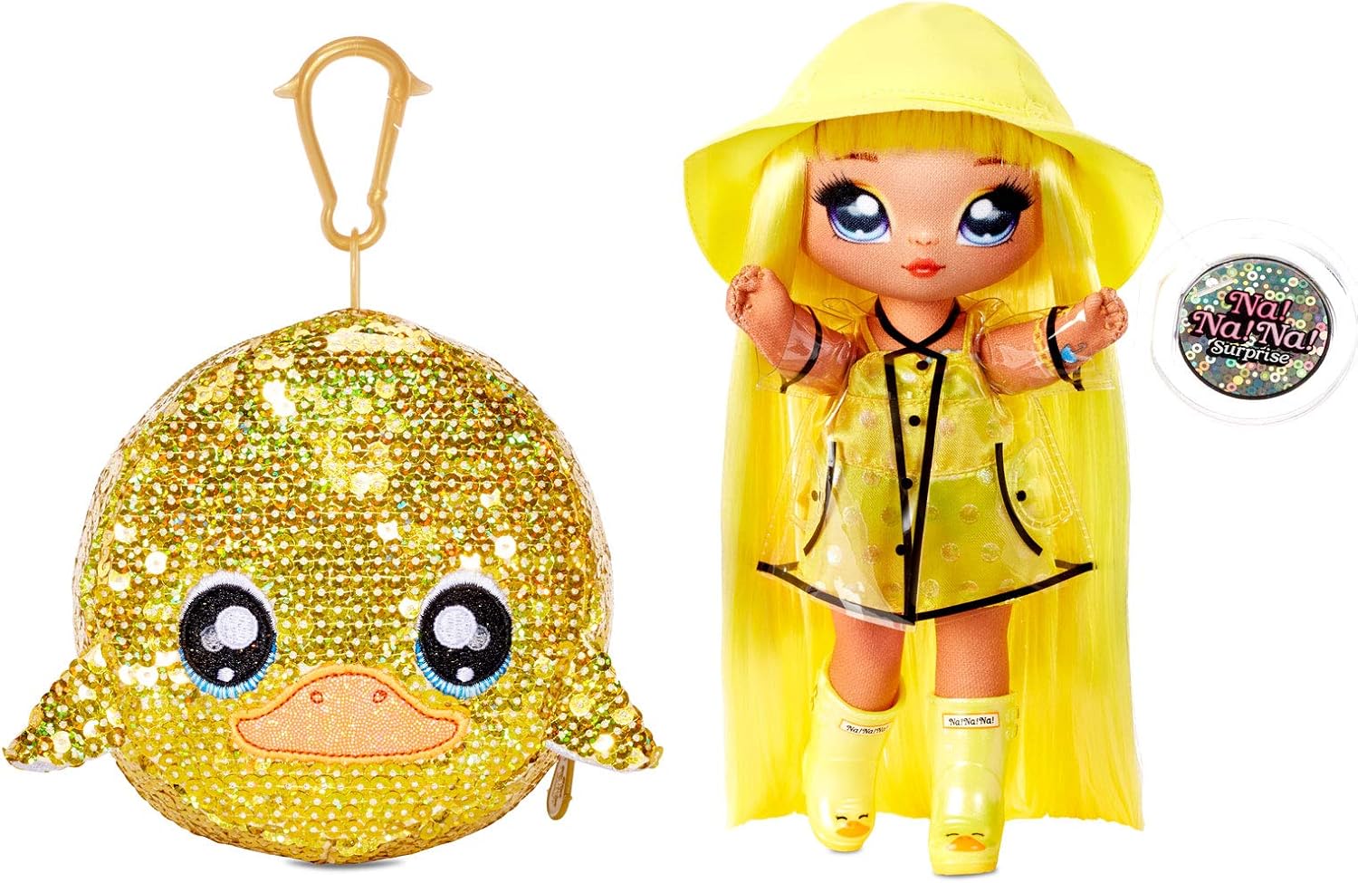 MGA NaNaNa Surprise Sparkle Doll Daria Duckie Sequin Duck Pom – BigaMart