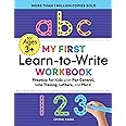 Amazon.com: My First Learn-to-Write Workbook: Practice for Kids with ...