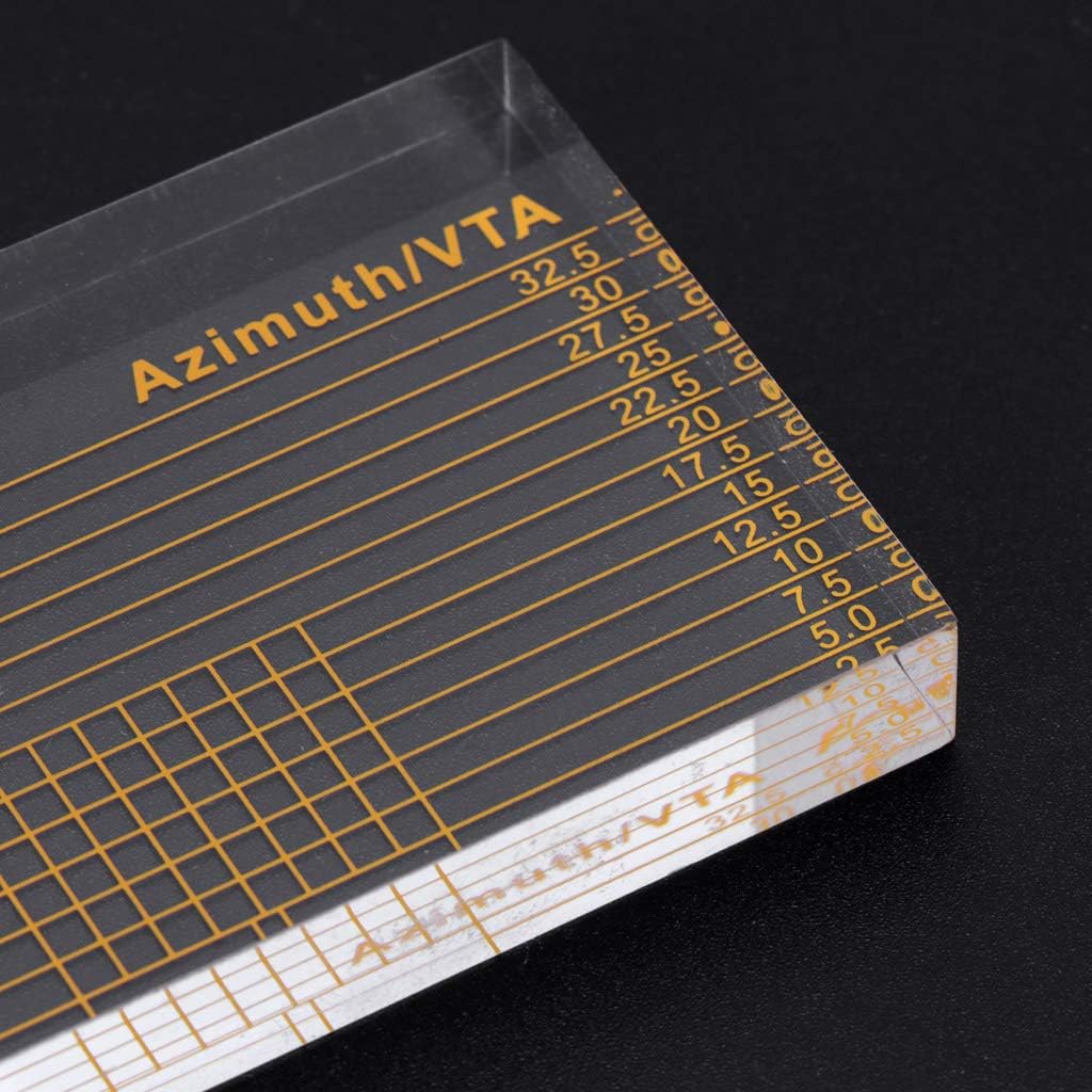 huanban072 LP Vinyl Record Player Azimuth Ruler Measuring Phono Tonearm ...