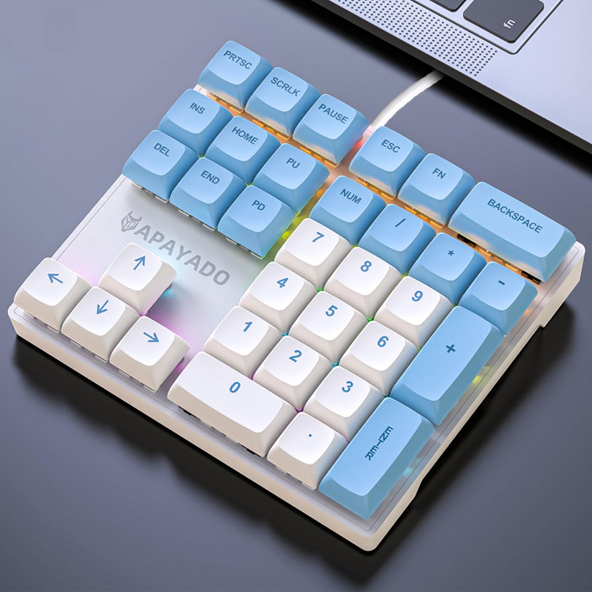 Mua BRIMFORD Mechanical Numeric Keypad Wired Red Axis Keypad Number Pad Mechanical Numeric ...