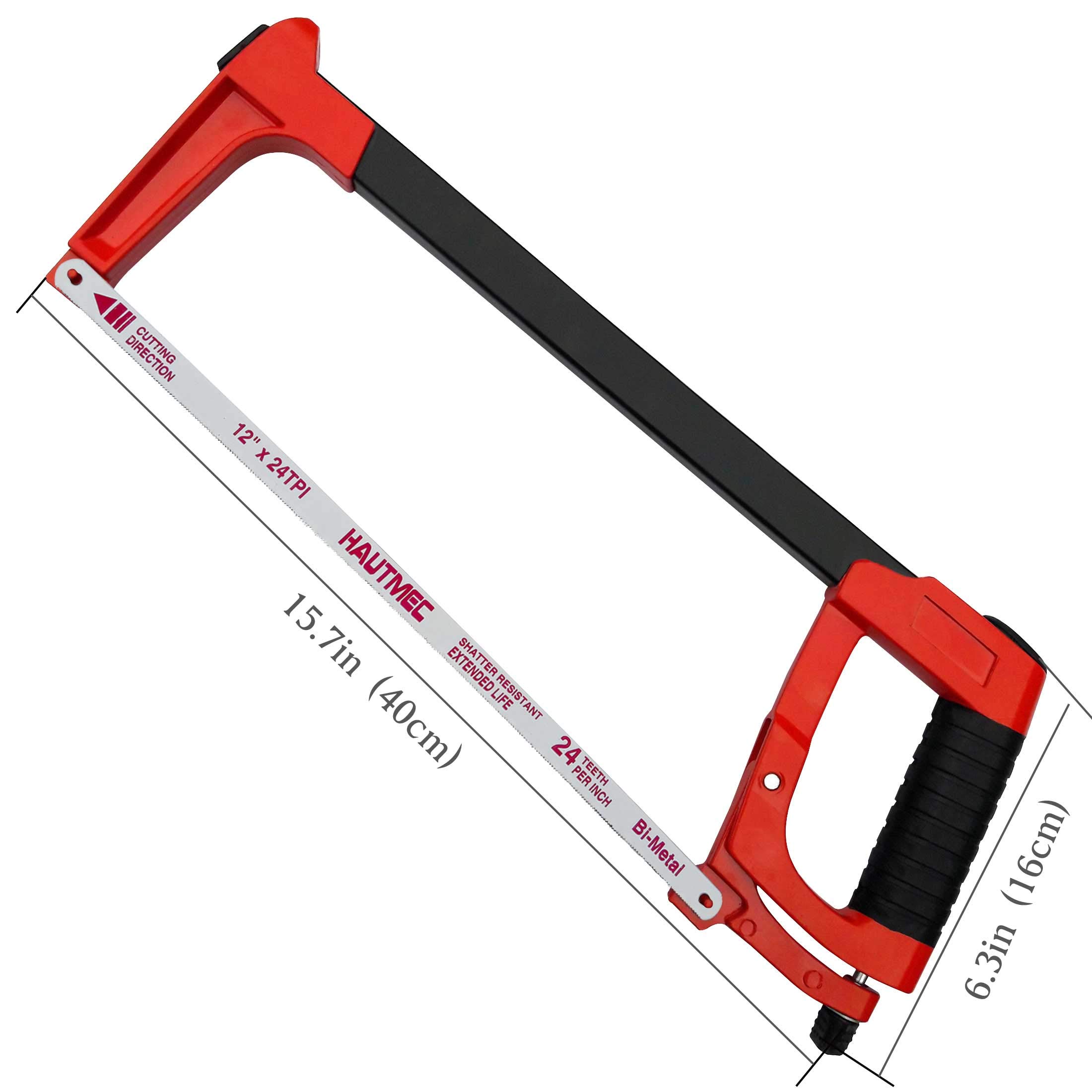 Mua HAUTMEC 12 inch High-Tension Hacksaw With Blade Storage Heavy Duty ...