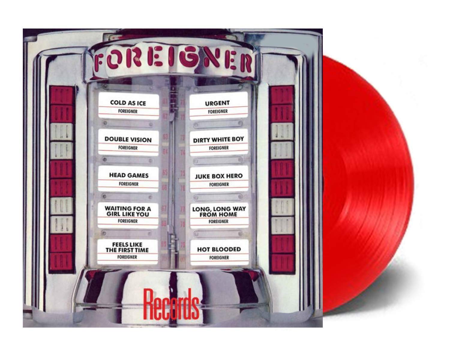 Foreigner - Records - Exclusive Limited Edition Red Vinyl LP [Condition ...